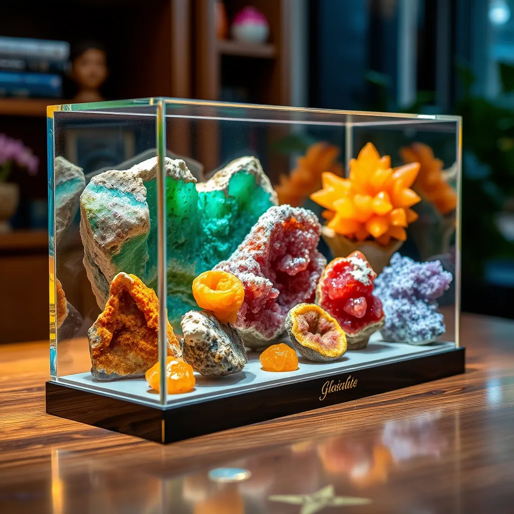 Acrylic Mineral Display Stands for Collectibles