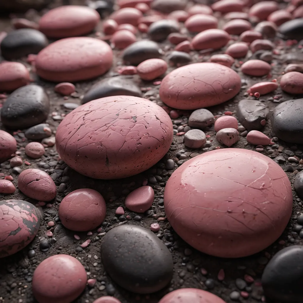 Exploring the Depths of Pink and Black Stones