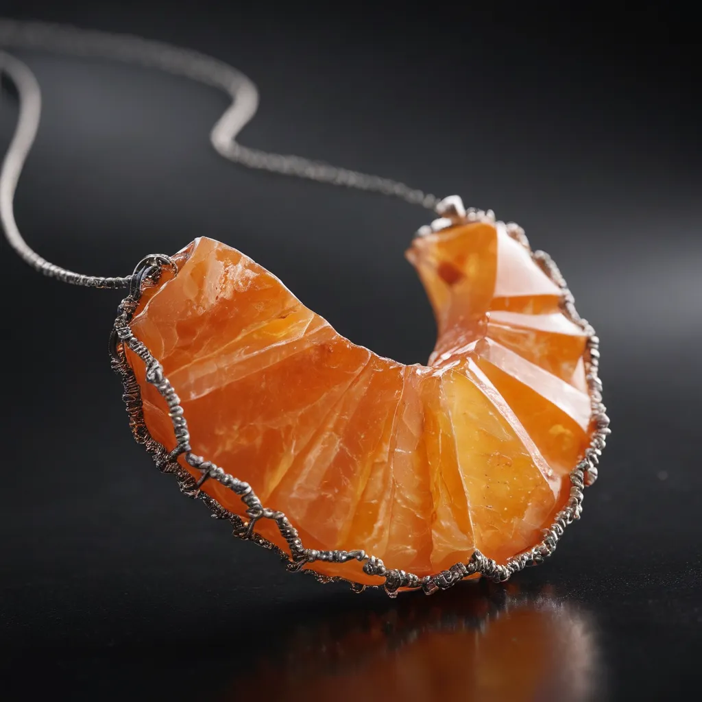 The Beauty and Significance of Orange Calcite Necklaces
