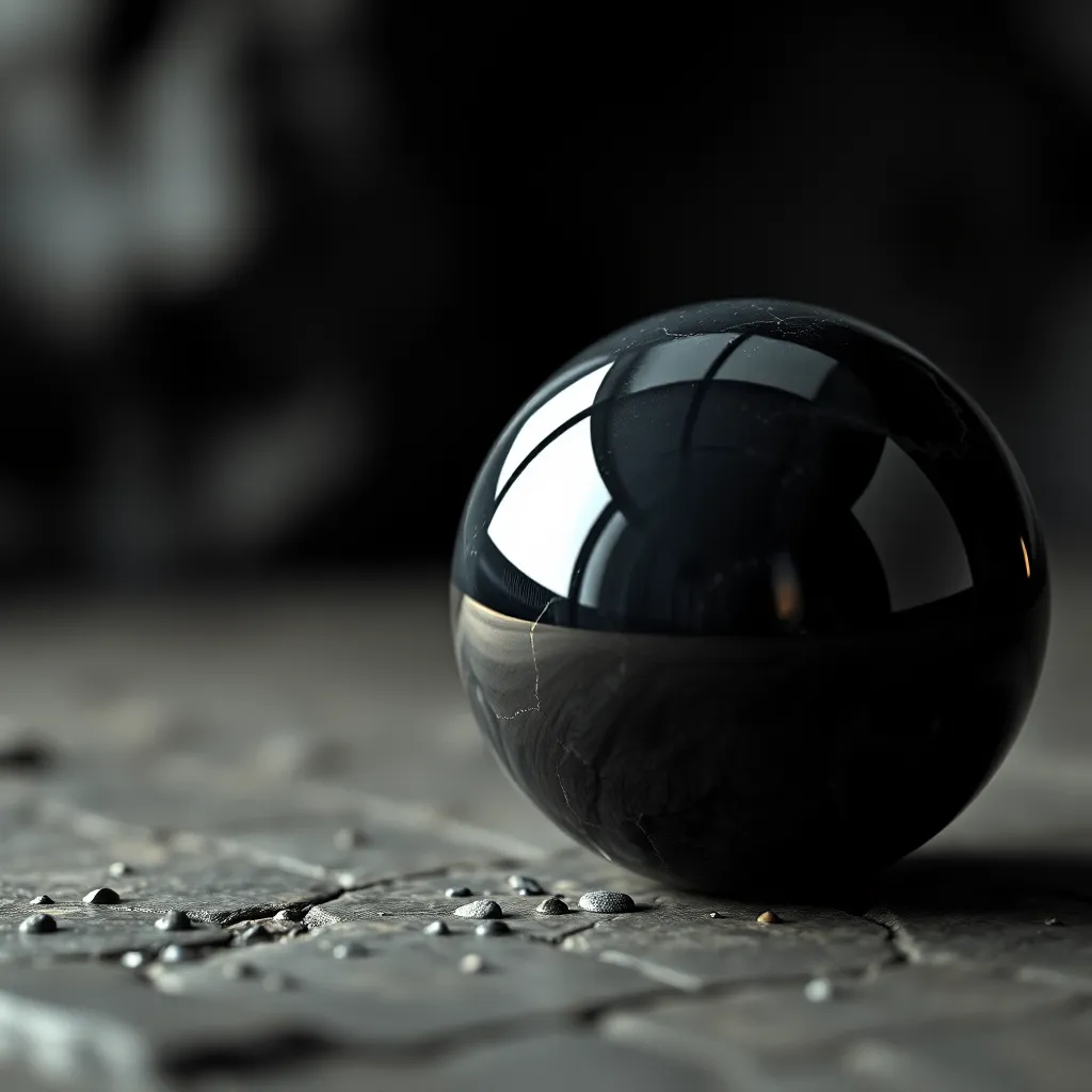 Exploring the Depths of Real Obsidian Spheres