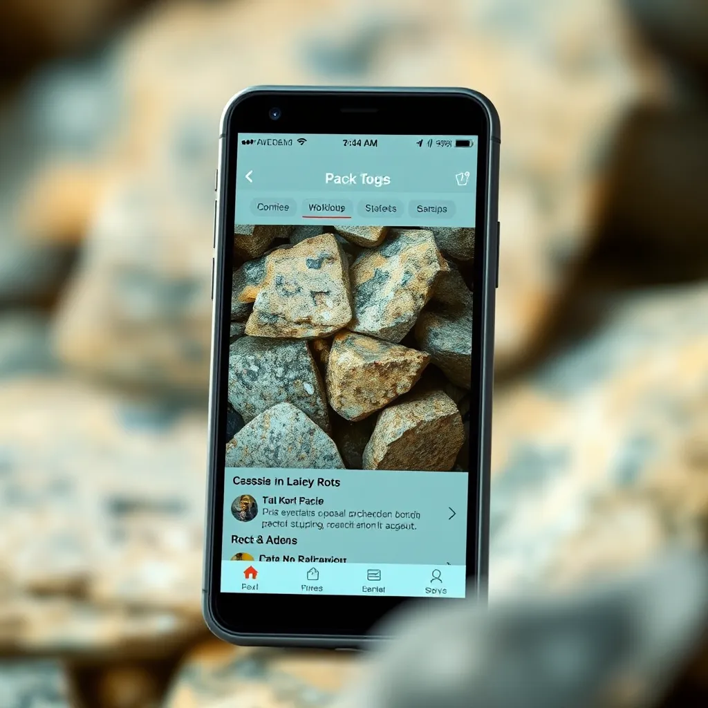 Discovering Rocks with The Rock Finder App: A Guide
