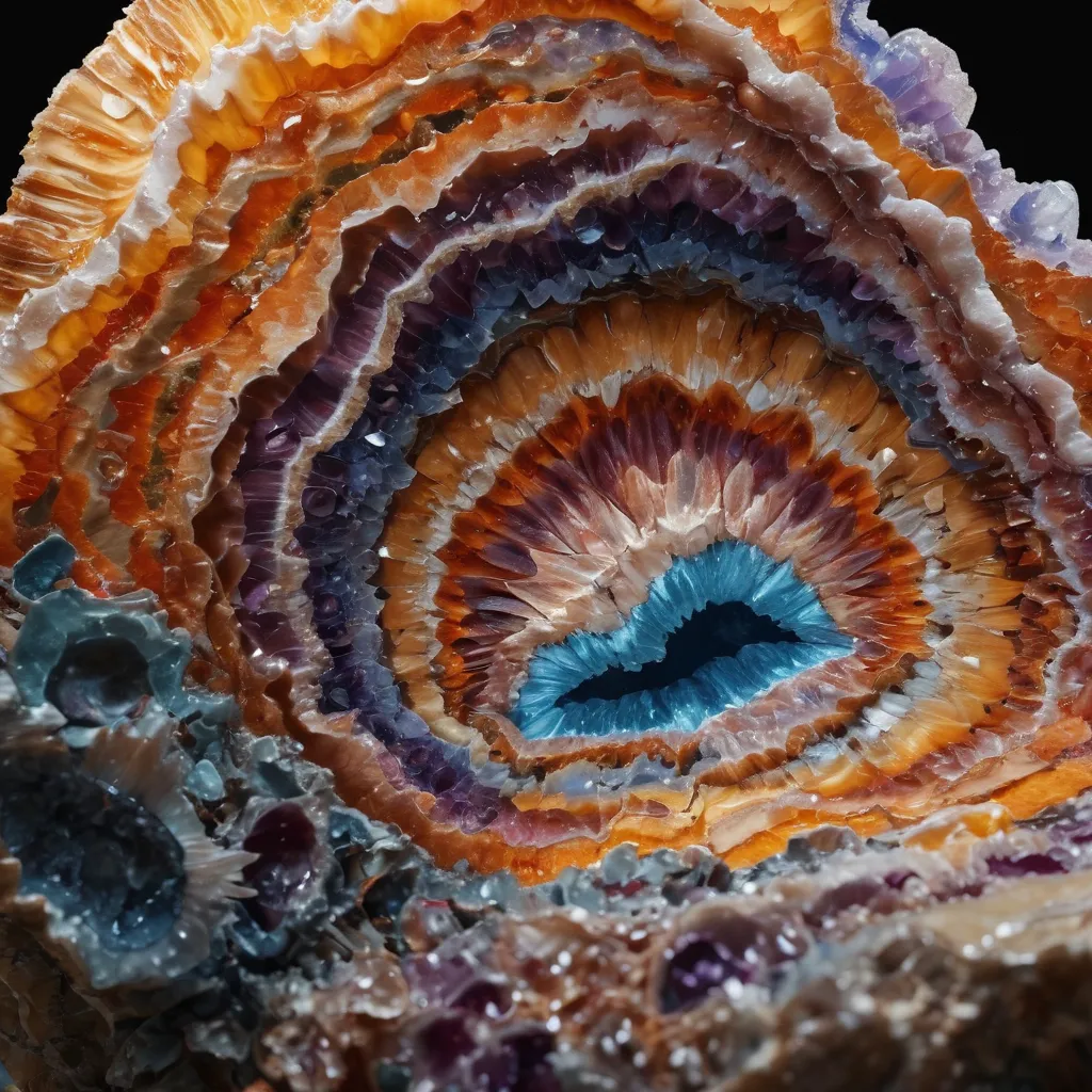 Exploring the Allure of Colored Geodes